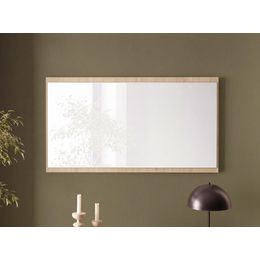 Home Affaire Garderobenspiegel "Lund, Spiegel in Stone Oak, zeitloses Design", B/H/T: 105cm x 58cm x 2cm, braun, Spiegel, universell einsetzbar,
