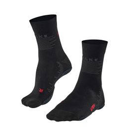 Falke Damen Socken "RU True Motion", Gr. 37, schwarz, Obermaterial: 39% Polyamid PA. 34% Lyocell CLY. 15% Polyester PES. 10% Polypropylen PP. 2%