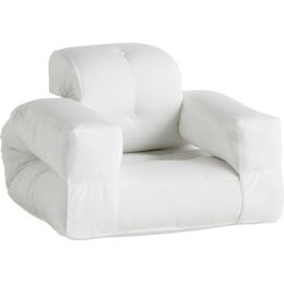 Gartensessel Karup Design, B:100cm H:75cm T:90cm, wei&szlig;, Sessel, "HIPPO Chair out , Loungesessel in Schlafplatz verwandelbar", Outdoor geeignet,