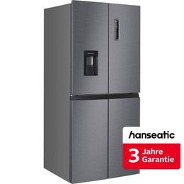 Hanseatic Multi Door &raquo;HCDB18080DWDI&laquo; 180 cm hoch 79 cm breit inkl. 3 Jahre Herstellergarantie silber Wasserspender