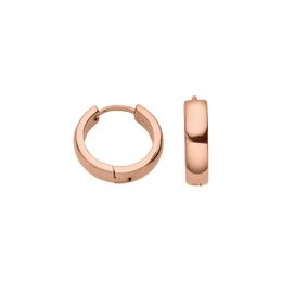 Firetti Damen Paar Creolen &raquo;Schmuck Geschenk Titan Ohrschmuck Ohrringe&laquo; rosa 15,5, Titan