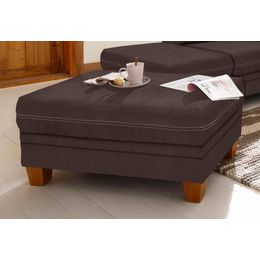 Hocker OTTO HOME, B:99cm H:45cm T:65cm, braun, Luxus-Microfaser mit Druck (100% Polyester);Luxus-Microfaser in Lederoptik (100%