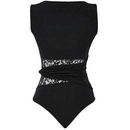 Hiccup Body Damen Gr&ouml;&szlig;e S creme / schwarz