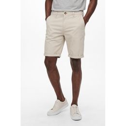 Only & Sons Only & Sons Herren ONLY & SONS Shorts &raquo;ONSSAUL 0573 SHORTS NOOS&laquo; beige XL, N-Gr
