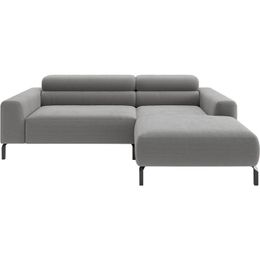 Home Affaire Ecksofa &raquo;Ecksofa, L-Form, incl. Kopfteilverstellung, Breite 223 cm&laquo; wahlweise elektrische Sitztiefenverstellung grau 95% Polyester, 5% 