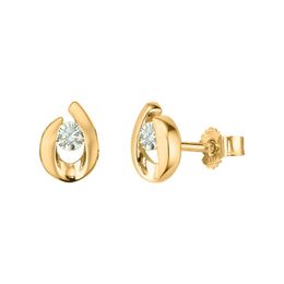 Firetti Damen Paar Ohrstecker &raquo;Schmuck Geschenk Gold 333 Ohrschmuck&laquo; mit Zirkonia (synth.) gold Gelbgold 333
