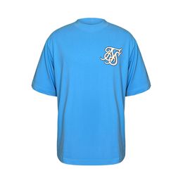 SikSilk T-Shirt Herren Gr&ouml;&szlig;e XS blau / schwarz / wei&szlig;