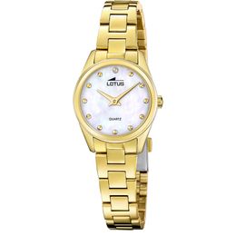 Lotus Damen Quarzuhr "2Gether", gold, Armbanduhren, Armbanduhr, Damenuhr, Edelstahlarmband, Ideal auch als Geschenk