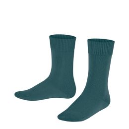 Falke Damen Socken "Comfort Wool", Gr. 19, gr&uuml;n, Obermaterial: 70% Schurwolle WV. 16% Polyamid PA. 12% Baumwolle CO. 2% Elasthan EL., glatt, Socken