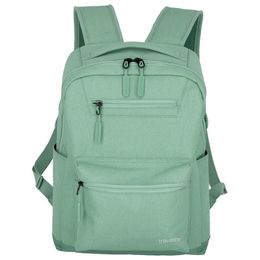 Travelite Freizeitrucksack "KICK OFF Rucksack mit 13-Zoll Laptopfach", gr&uuml;n, Polyester, unifarben, Basic, Rucks&auml;cke, mit gepolstertem Laptopfach,