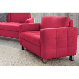 Sit & More sit&more Sessel &raquo;Pablo&laquo; rot Luxus-Microfaser ALTARA NUBUCK (100% Polyester);Kunstleder SOFTLUX ;Luxus-Microfaser (90% Polyester; 10% Polyamid) Luxus-