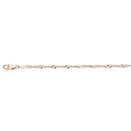 Firetti Armkette &raquo;Schmuck Geschenk Silber 925 Singapurkettengliederung ca. 2,5 mm breit&laquo; Made in Germany rosa 19cm, Silber 925 (Sterlingsilber)