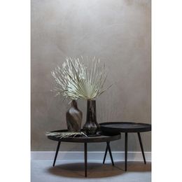 Woood Beistelltisch &raquo;Bounds mit Multiplex-Zinkbeschichtung und Metallbeinen &Oslash; 58 x H 44 cm&laquo; 4 cm Randerh&ouml;hung, Tragkraft 20 kg, Metallbeine H&ouml;he 40 cm