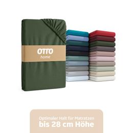 OTTO home Spannbettlaken &raquo;BLACKBERRY in PREMIUM und BASIC Qualit&auml;t, 100% Baumwolle&laquo; f&uuml;r hohe Matratzen bis 28 cm, Bettlaken, Spannbetttuch, Boxspring 