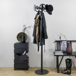 SPINDER DESIGN Garderobenst&auml;nder &raquo;Circle&laquo; Metall, Breite 40 cm schwarz Metall Einheitsgr&ouml;&szlig;e