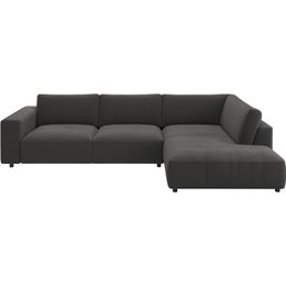 Ecksofa Musterring, B:330cm H:81cm T:224cm, grau, 95% Polyester, 5% Nylon, Wohnzimmer, Sofas, "MR LUCIA, Luxuri&ouml;se Wohlf&uuml;hlgarnitur von Musterring",