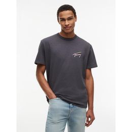 Tommy Jeans Herren T-Shirt &raquo;TJM RELAXED NOVELTY&laquo; relaxed Fit mit strukturierter R&uuml;ckengrafik XL