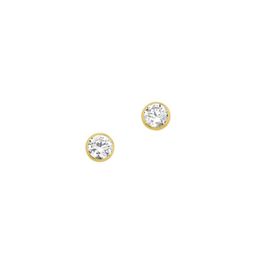 Firetti Damen Paar Ohrstecker &raquo;Schmuck Geschenk Gold 333 Ohrschmuck Solit&auml;r in mehreren Gr&ouml;&szlig;en&laquo; mit Zirkonia (synth.) gold 4, Gelbgold 333