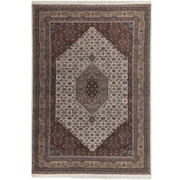 Orientteppich Theko, B:250cm H:12mm L:300cm, braun, Schurwolle, Teppiche, "Benares Bidjar, handgekn&uuml;pft", reine Wolle, mit Fransen, auch als L&auml;ufer,