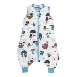 SCHLUMMERSACK Babyschlafsack "Schlafsack mit F&uuml;&szlig;en 0.5 Tog", L: 110cm, blau, Schlafs&auml;cke