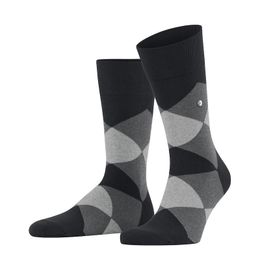 Burlington Herren Socken &raquo;Clyde&laquo; Einheitsgr&ouml;&szlig;e 40-46, modernes Argyle-Muster, -Clip 40