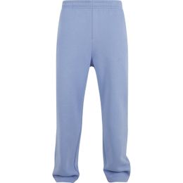 Urban Classics Herren Jogginghose "Urban Classics Fluffy Trackpants", blau, Gr. XXL, unifarben, 70% Baumwolle, 30% Polyester, Hosen