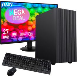 GAMEMAX PC-Komplettsystem "MegaDeal Edge 2854", Microsoft Windows 11 Home (64 Bit), 16 GB RAM 480 GB SSD, schwarz, Computer_Komplettsysteme, Windows