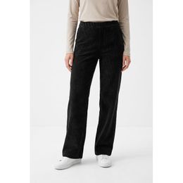 MAC Damen MAC Cordhose &raquo;CHIARA&laquo; mit weitem Bein schwarz 38, L&auml;nge 30