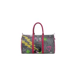 DOGO Reisetasche "Reisetasche Snugline - Night Is Young Handgep&auml;ck Reisetasche", bunt, Kunstleder, Taschen, Handgefertigt