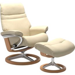 Relaxsessel stressless, B:79cm H:103cm T:73cm, beige, Leder BATICK: BATICK ist ein leicht korrigiertes, durchgef&auml;rbtes und genarbtes M&ouml;belleder, bei
