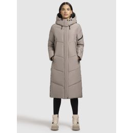 Khujo Damen Steppmantel "SONJE6", beige, Gr. XL, unifarben, 100% Polyester, M&auml;ntel