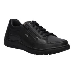 Josef Seibel Herren Schn&uuml;rschuh "Baxter 03, schwarz-kombi", Gr. 47, schwarz, Obermaterial: 100% Rindsleder Leather cow., Schuhe