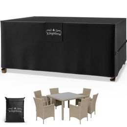 Kingsleeve Abdeckplane Sitzgruppe Anthrazit 180x120x74cm 9100mm Wassers&auml;ule
