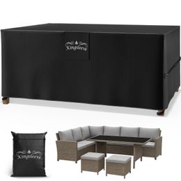 Kingsleeve Abdeckplane Sitzgruppe Anthrazit 242x162x100cm 9100mm Wassers&auml;ule