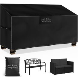 Kingsleeve Abdeckplane Gartenbank Anthrazit 134x66x63/89cm 9100mm Wassers&auml;ule