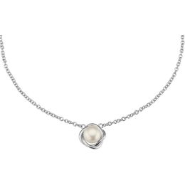 Firetti Damen Kette mit Anh&auml;nger "Schmuck Geschenk Silber 925 Halsschmuck Anh&auml;nger", Perlen Silber 925 (Sterlingsilber), L: 45 B: 1,6mm, silber,