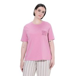 Ulla Popken Shirt in himbeere | Gr.: 62/64