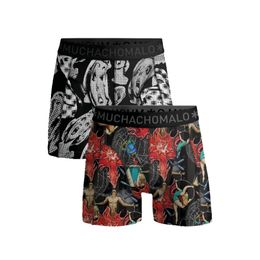 MUCHACHOMALO 2er-Set: Boxershort in Mehrfarbig - f&uuml;r Kinder | Gr.: 104