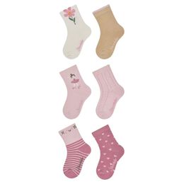 Sterntaler Socken 6er-Pack Blume in ecru | Gr.: 30