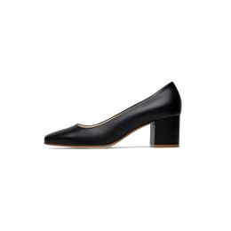 Henry Stevens Damen Pumps "Audrey P50 Businessschuh", Gr. 42, schwarz, Ziegennappa, Schuhe, High Heels Damen Leder handgefertigt, Damenpumps