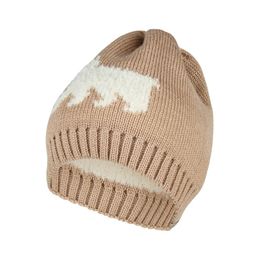 Sterntaler Strickm&uuml;tze Eisb&auml;r in beige | Gr.: 51 cm