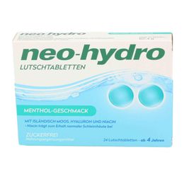 MCM KLOSTERFRAU Vertr. GmbH 2x NEO-HYDRO Lutschtabletten Menthol zuckerfrei 24 St