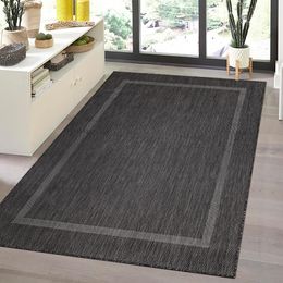 Outdoorteppich, B:60cm H:5mm L:100cm, schwarz, Ayyildiz Teppiche, Polypropylen, Teppiche, "RELAX 4311, auch als L&auml;ufer und in Rund", L&auml;ufer,