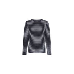 Camel Active Langarmshirt in night blue with milk | Gr.: M