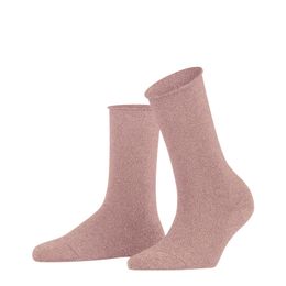 Falke Damen Socken "Shiny", Gr. 35, pink, Obermaterial: 56% Lyocell CLY. 35% Polyamid PA. 7% Polyester PES. 2% Elasthan EL., gl&auml;nzend, Socken