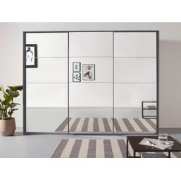 Kleiderschrank OTTO HOME, B:278cm H:233cm T:68cm, grau, Holzwerkstoff, Kinderzimmer, Schr&auml;nke, "Mehrzweckschrank Aktenschrank M&ouml;bel Mietswohnung