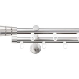 Gardinenstange SN DECO GROUP, L:400cm &Oslash;:19mm, silber, Gardinenstangen