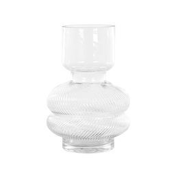 Beliani Blumenvase RODIA in Transparent - (W) 14 x (H) 24 x (L) 14 cm | Gr.: onesize