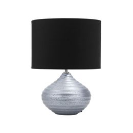 Beliani Tischleuchten KUBAN in Silber/Schwarz - (W) 32 x (H) 42 x (L) 32 cm | Gr.: onesize