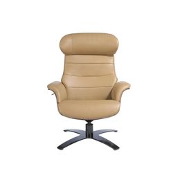 Angel Cerd&aacute; Relax-Drehsessel 5087 in Sand / Anthrazitgrau &ndash; (B)80 x (H)84 x (T)100 cm | Gr.: onesize